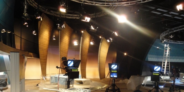 ERTU TV Cairo / Egypt - backstage creative lightdesign