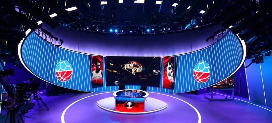 Tencent Sports Studio Beijing - backstage creative lightdesign